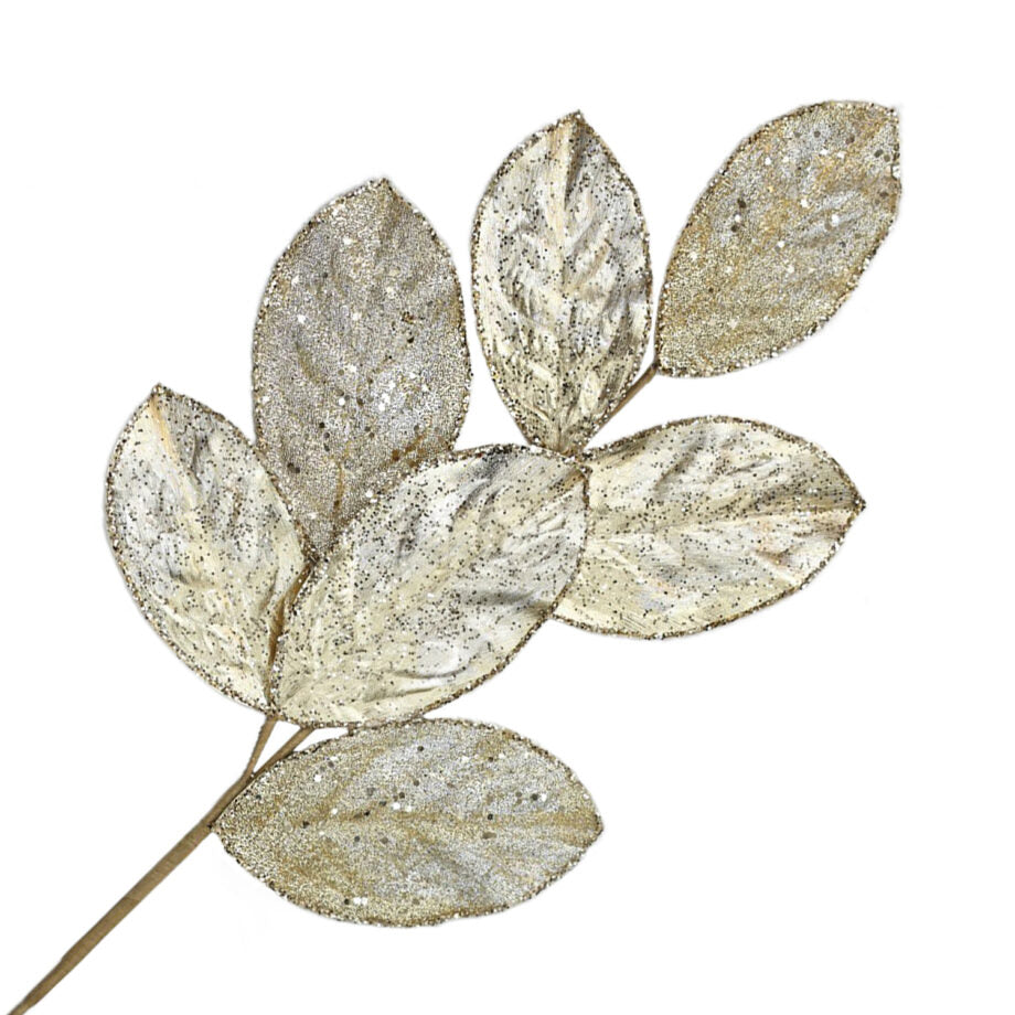 Magnolia Leaves Gold/Silver – Flower Studio